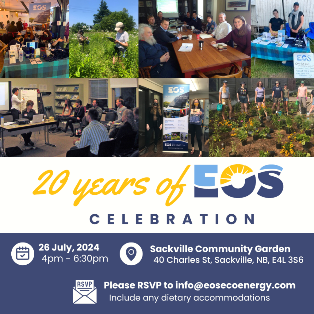 20 Years of EOS Celebration! - EOS Eco-Energy Inc.